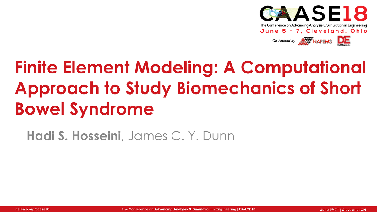 NAFEMS - Finite Element Modeling as a Computational Approach to Study Biomechanics of Short ...
