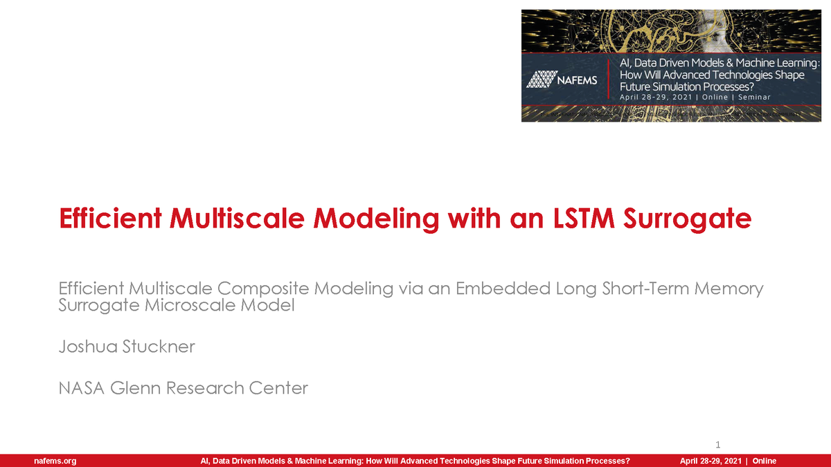 NAFEMS - Efficient Multiscale Composite Modeling via an Embedded Long Short Term Memory ...