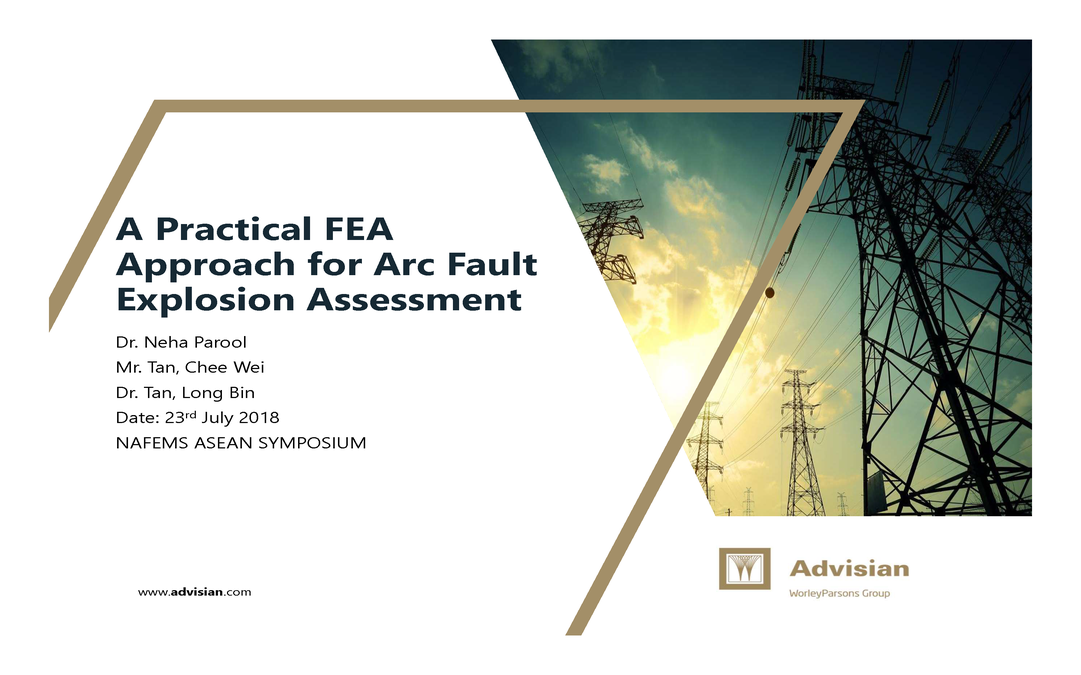 NAFEMS - A Practical FEA Approach for Arc Fault Explosion Assessment