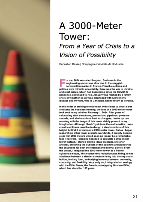A 3000-Meter Tower – From a Year of Crisis to a Vision of Possibility