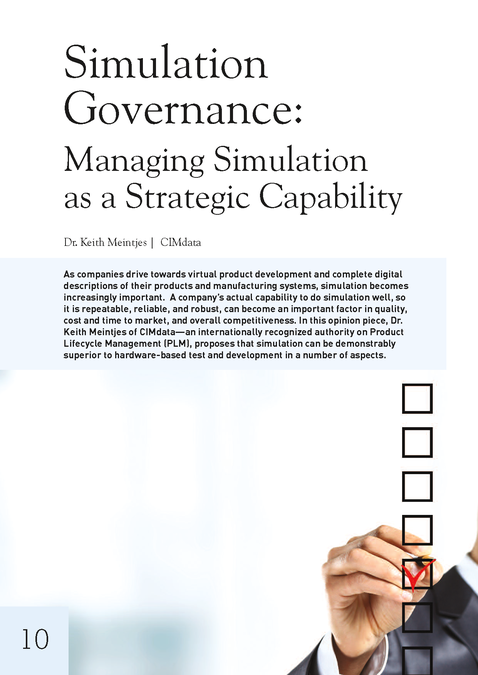 NAFEMS - Simulation Governance: Managing Simulation as a Strategic Capability