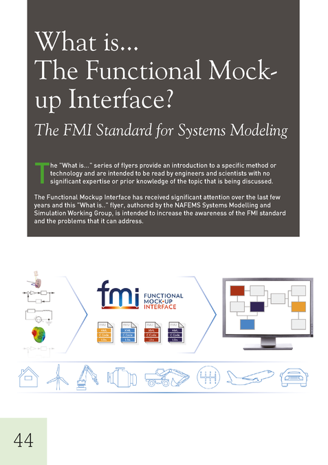 NAFEMS - What is...The Functional Mock-up Interface?
