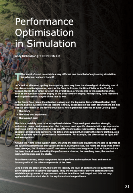 Performance Optimisation in Simulation