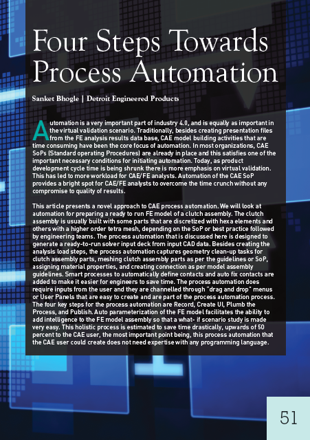 NAFEMS - Four steps towards Process Automation