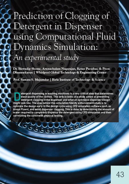 NAFEMS - Prediction of Clogging of detergent in dispenser using CFD ...