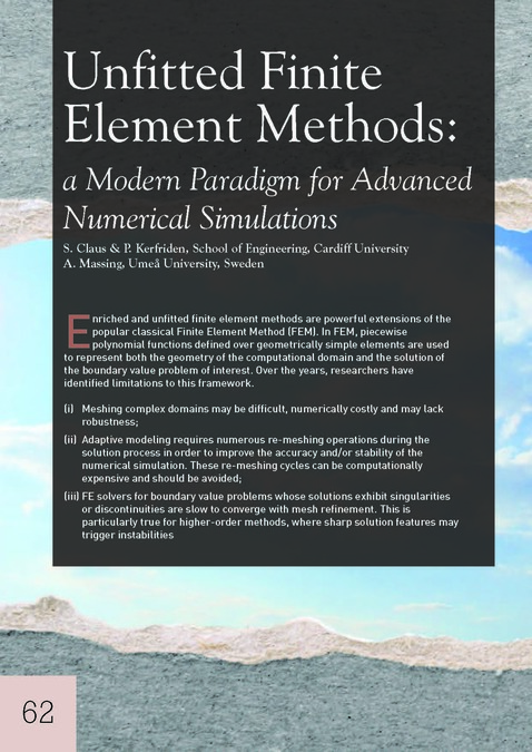 NAFEMS - Unfitted Finite Element Methods: a Modern Paradigm for Advanced Numerical Simulations
