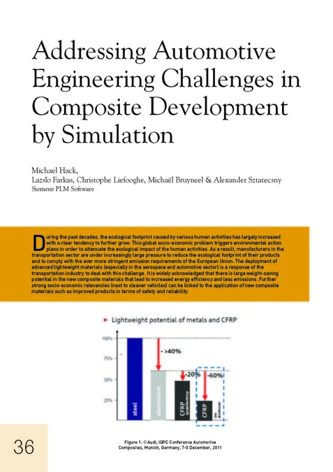 NAFEMS - Addressing Automotive Engineering Challenges in Composite Development by Simulation