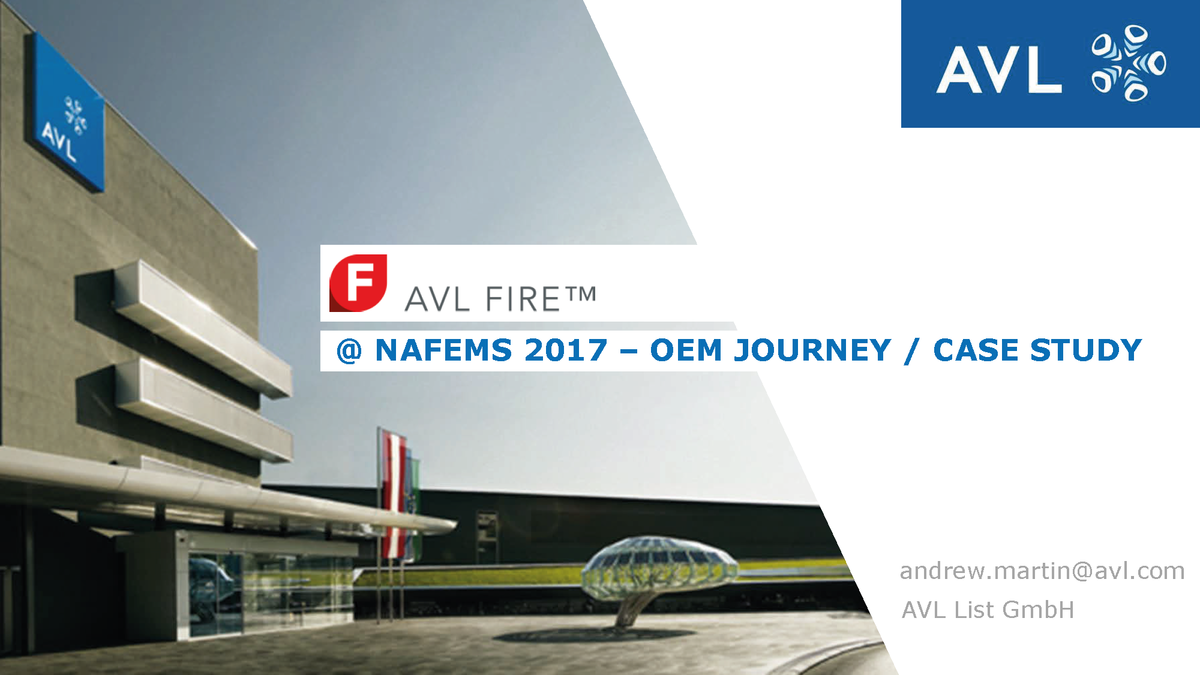 NAFEMS - Case Study: AVL Fire