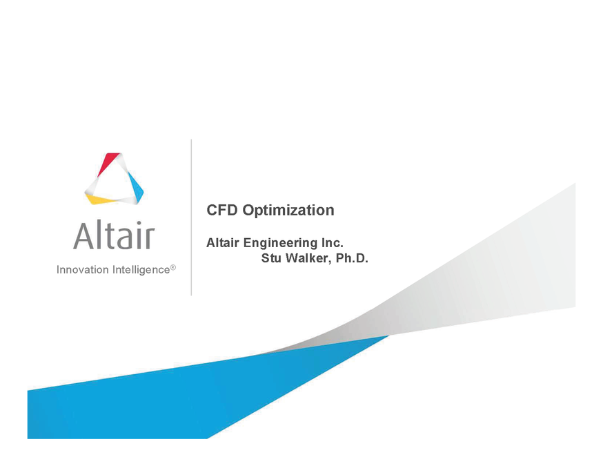 NAFEMS - CFD Optimization