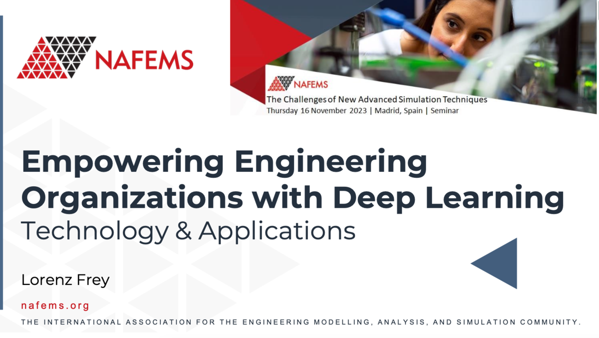 NAFEMS - Empowering Engineering Organizations with Deep Learning