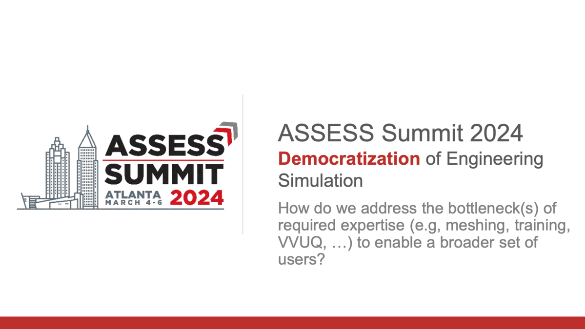 NAFEMS - Democratization of Engineering Simulation - How do we address the bottleneck(s) of ...