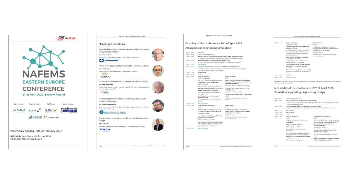 Agenda Overview for 24th & 25th April