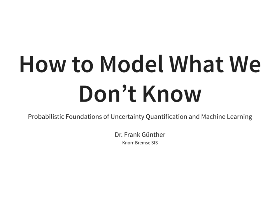 NAFEMS - How to Model What We Don't Know