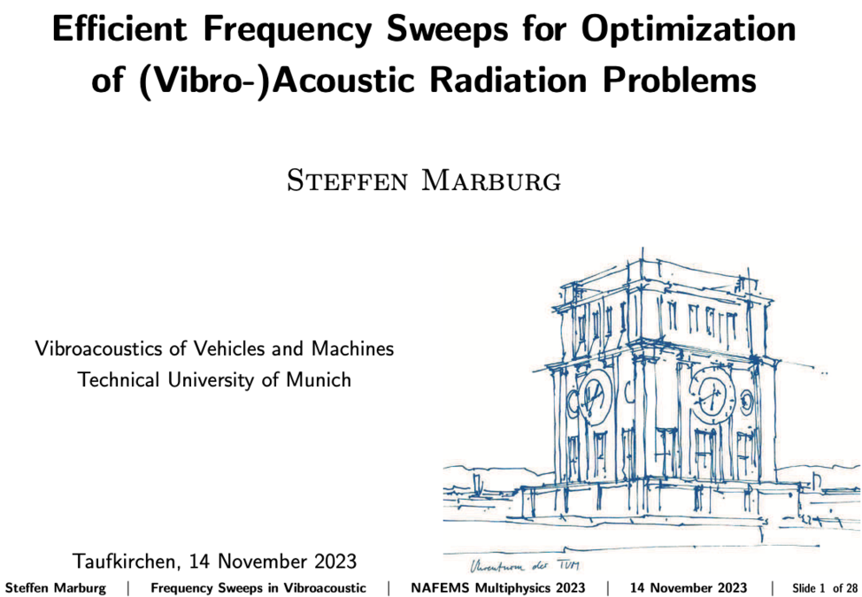 NAFEMS - Efficient Frequency Sweeps for Optimization of (Vibro-)Acoustic Radiation Problems