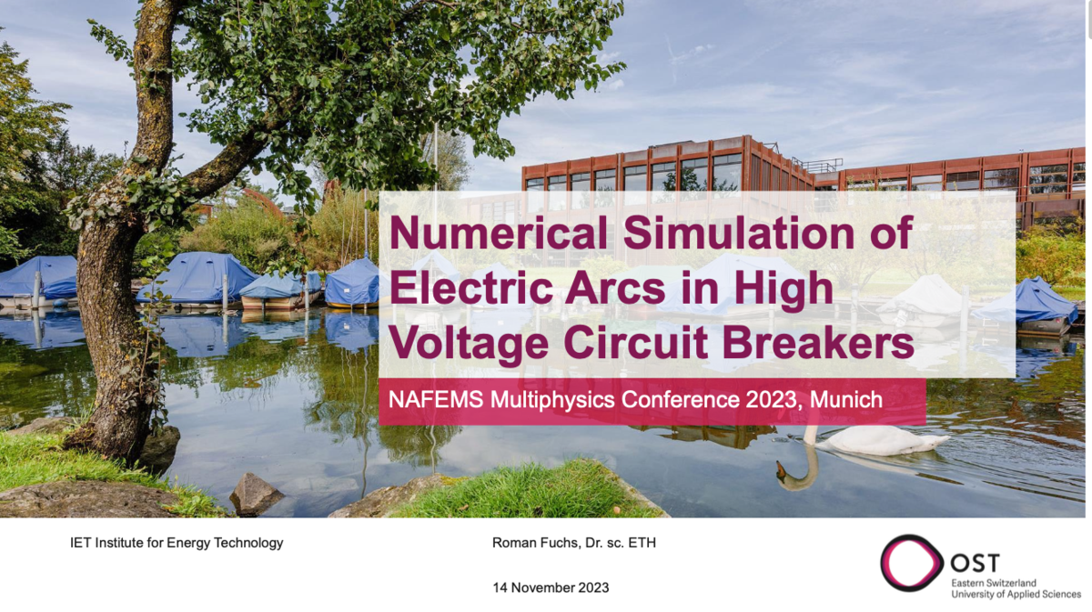 NAFEMS - Numerical Simulation of Electric Arcs in High Voltage Circuit Breakers