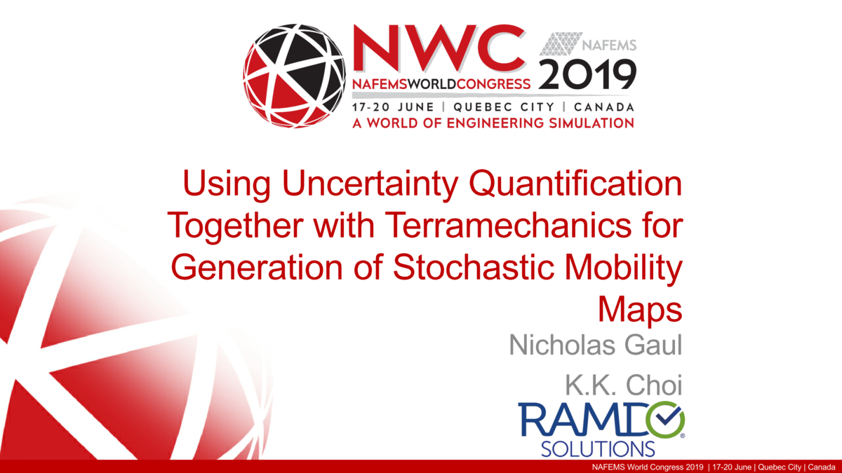 NAFEMS - Using Uncertainty Quantification Together with Terramechanics for Generation of ...