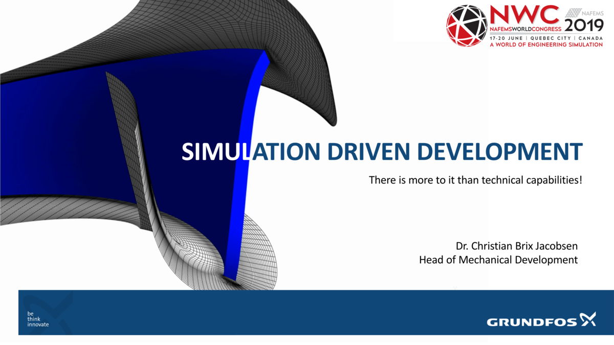 Nafems Implementation Of Simulation Driven Development
