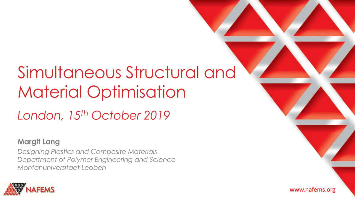 Nafems Simultaneous Structural And Material Optimization