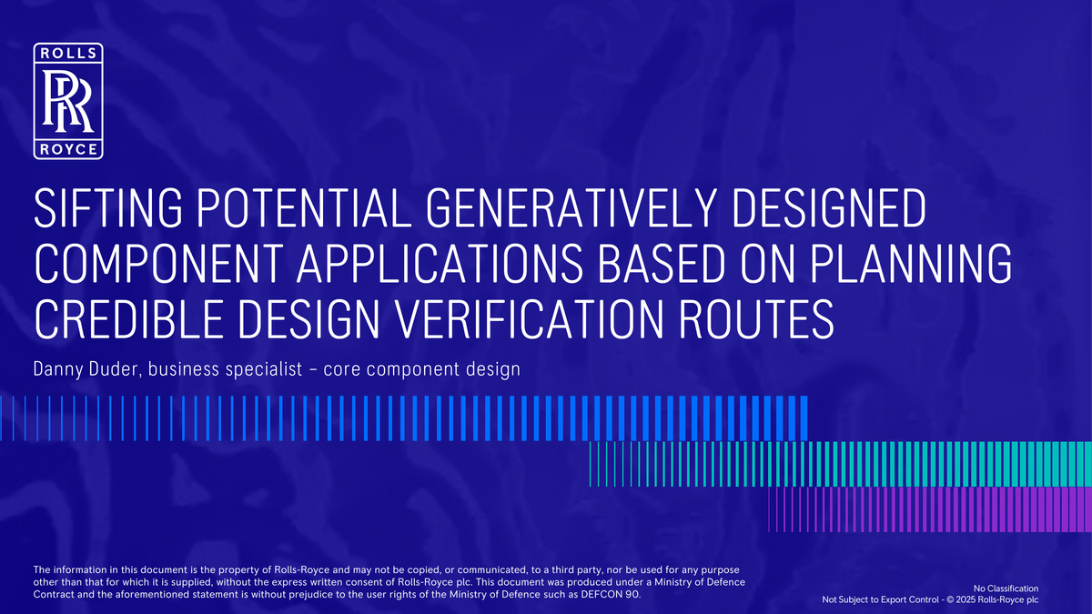 NAFEMS - Sifting Potential Generatively Designed Component Applications ...