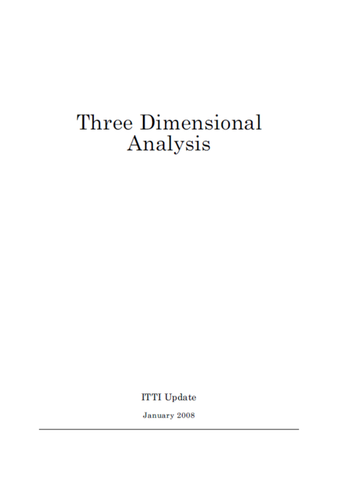 NAFEMS - Three Dimensional Analysis - ITTI