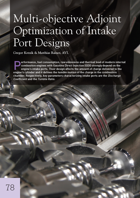 NAFEMS - Multi-objective Adjoint Optimization of Intake Port Designs
