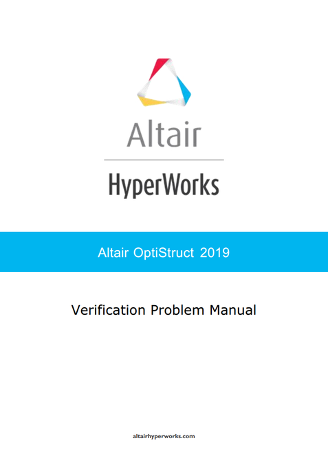 NAFEMS - Optistruct Verification Problems Manual