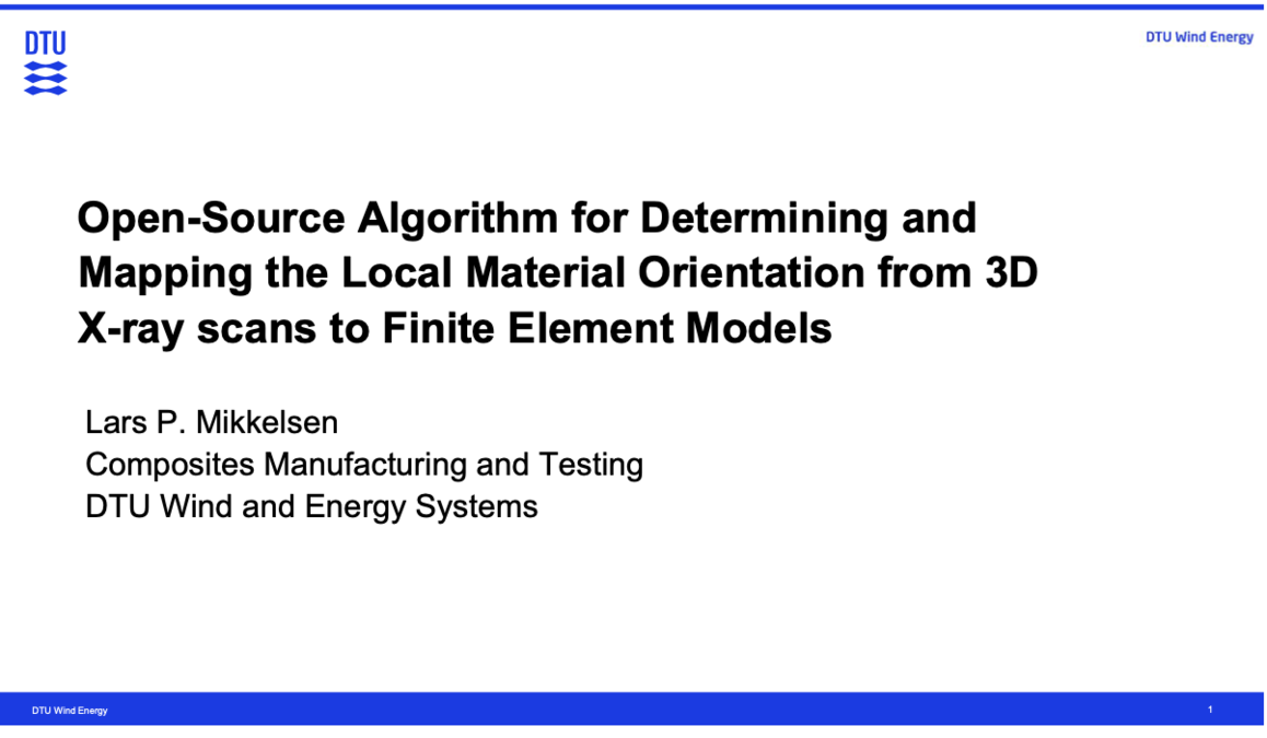 NAFEMS - Open-Source Algorithm for Determining and Mapping the Local Material Orientation from ...