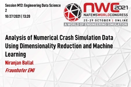 NAFEMS - Analysis of Numerical Crash Simulation Data Using Dimensionality Reduction and Machine ...
