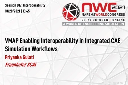 NAFEMS - VMAP Enabling Interoperability in Integrated CAE Simulation Workflows