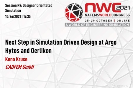 NAFEMS - Next Step in Simulation Driven Design at Argo Hytos and Oerlikon