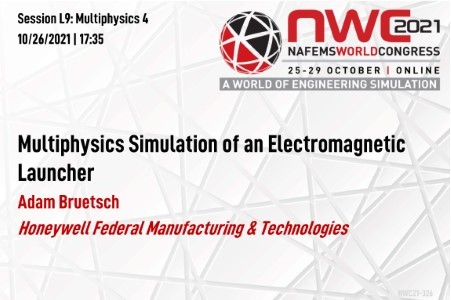 NAFEMS - Multiphysics Simulation of an Electromagnetic Launcher