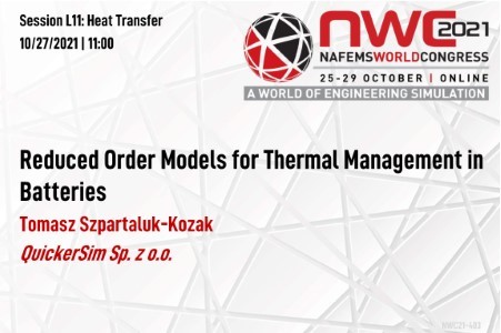 NAFEMS - Reduced Order Models for Thermal Management in Batteries