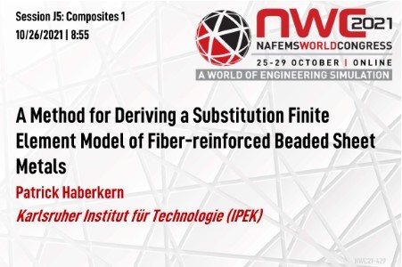 NAFEMS - A Method for Deriving a Substitution Finite Element Model of Fiber-reinforced Beaded ...