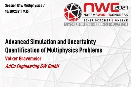 NAFEMS - Advanced Simulation and Uncertainty Quantification of Multiphysics Problems