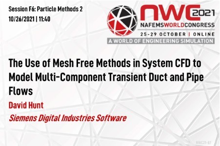 NAFEMS - The Use of Mesh Free Methods in System CFD to Model Multi ...