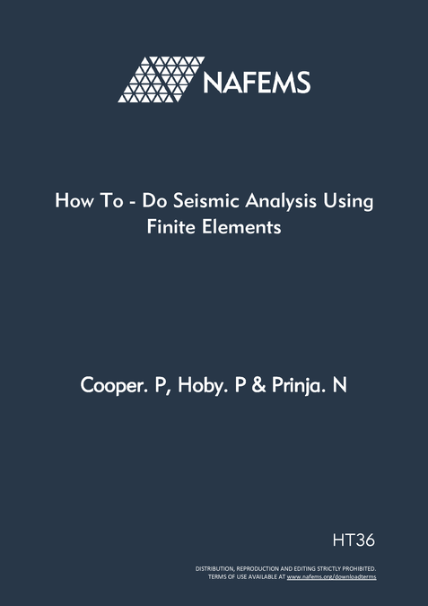 NAFEMS - How To Do Seismic Analysis Using Finite Elements