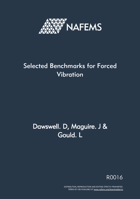 NAFEMS - Selected Benchmarks for Forced Vibration