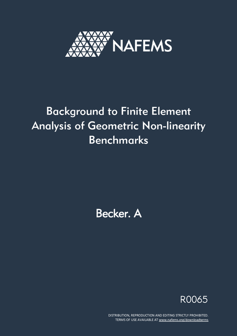 NAFEMS - Background to Finite Element Analysis of Geometric Non ...