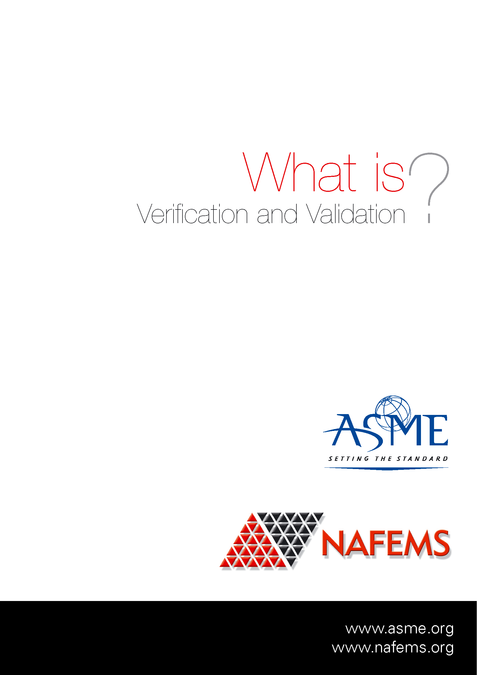 NAFEMS - What is Verification & Validation
