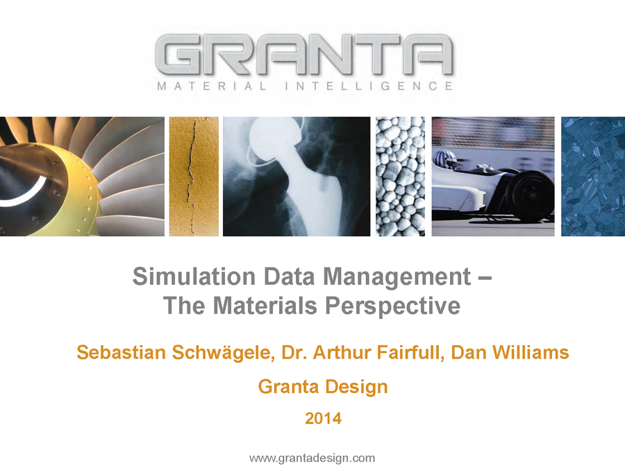NAFEMS - Simulation Data Management – The Materials Perspective
