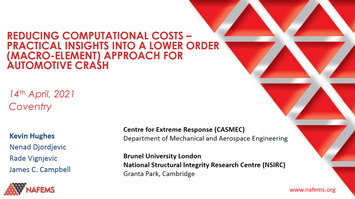 NAFEMS - Reducing Computational Costs – Practical Insights into a Lower Order (Macro-Element ...