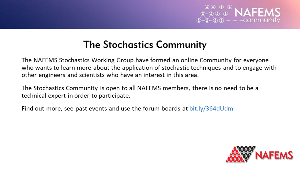 NAFEMS - Uncertainty Quantification - How To Be More Robust In Decision Making