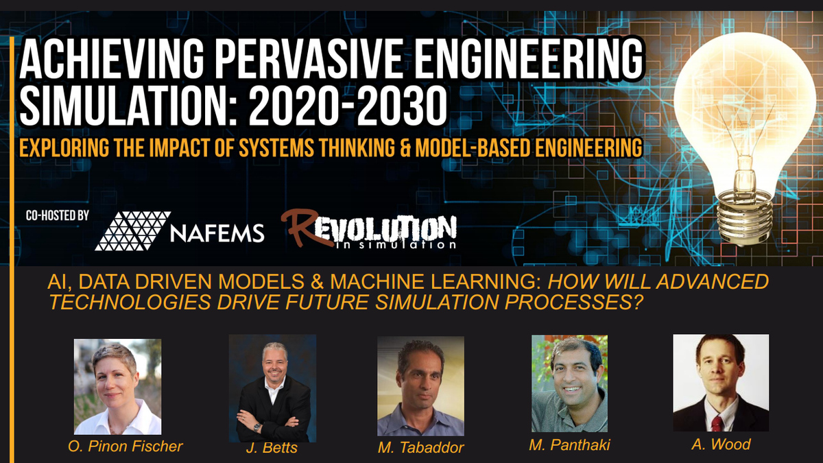 NAFEMS - AI, Data Driven Models & Machine Learning: How Will Advanced Technologies Drive Future ...