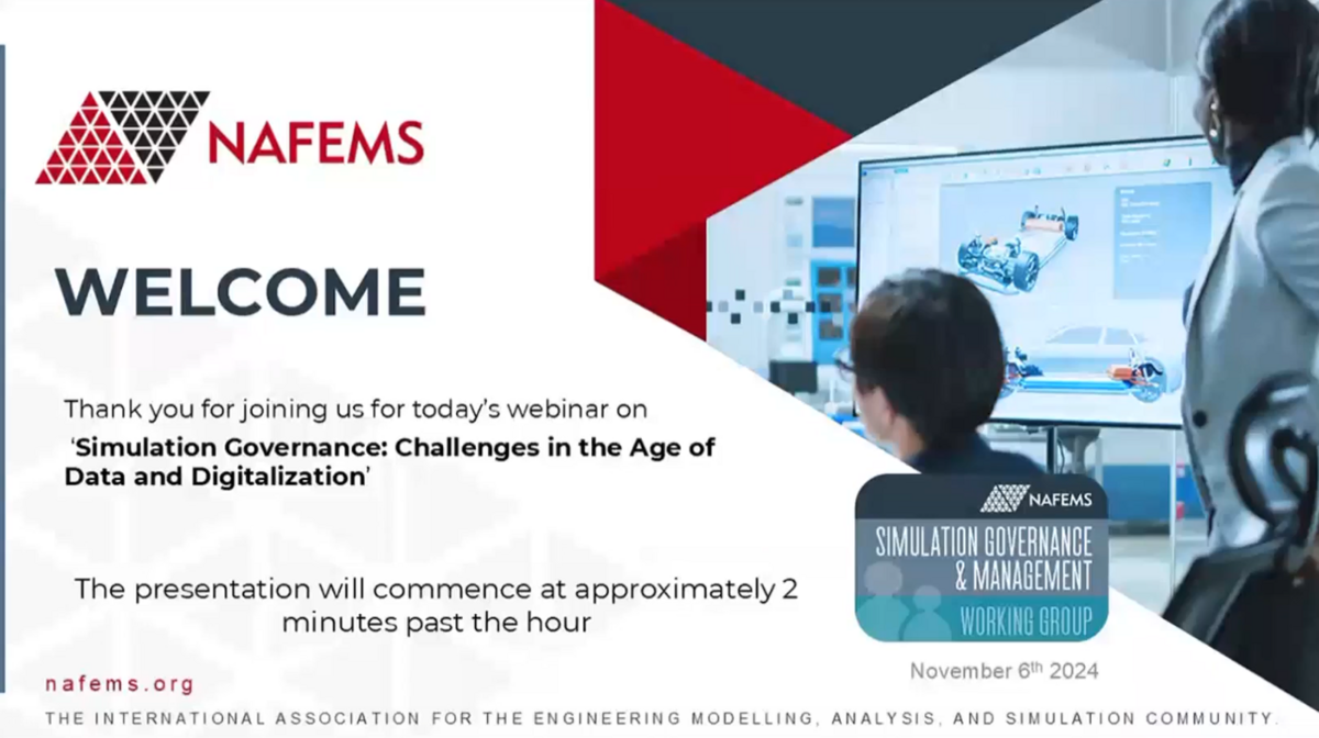 NAFEMS - Simulation Governance: Challenges in the Age of Data and Digitalization